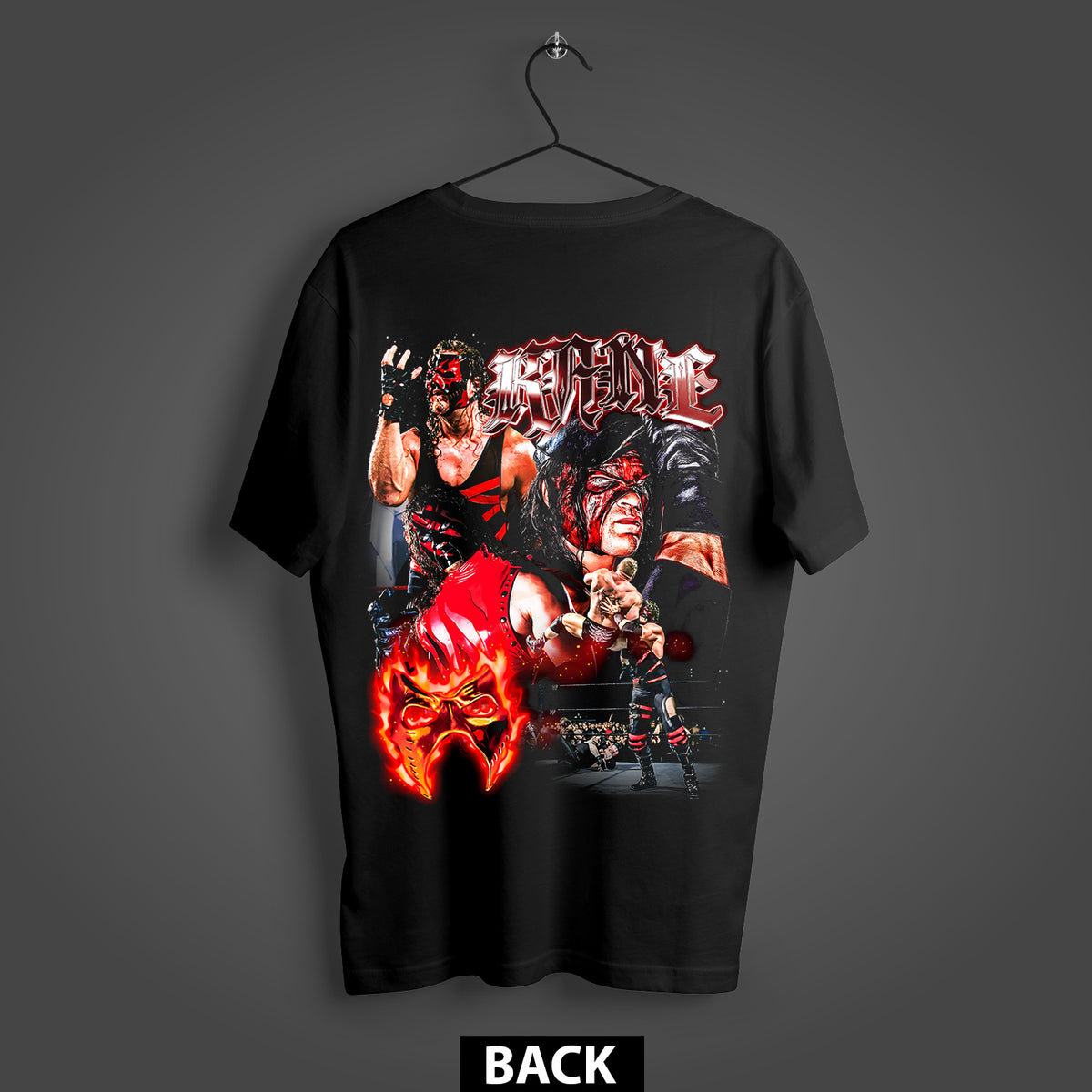 KANE 'Big Red Machine' Inferno Legacy Double-Sided Premium T-Shirt (Un ...