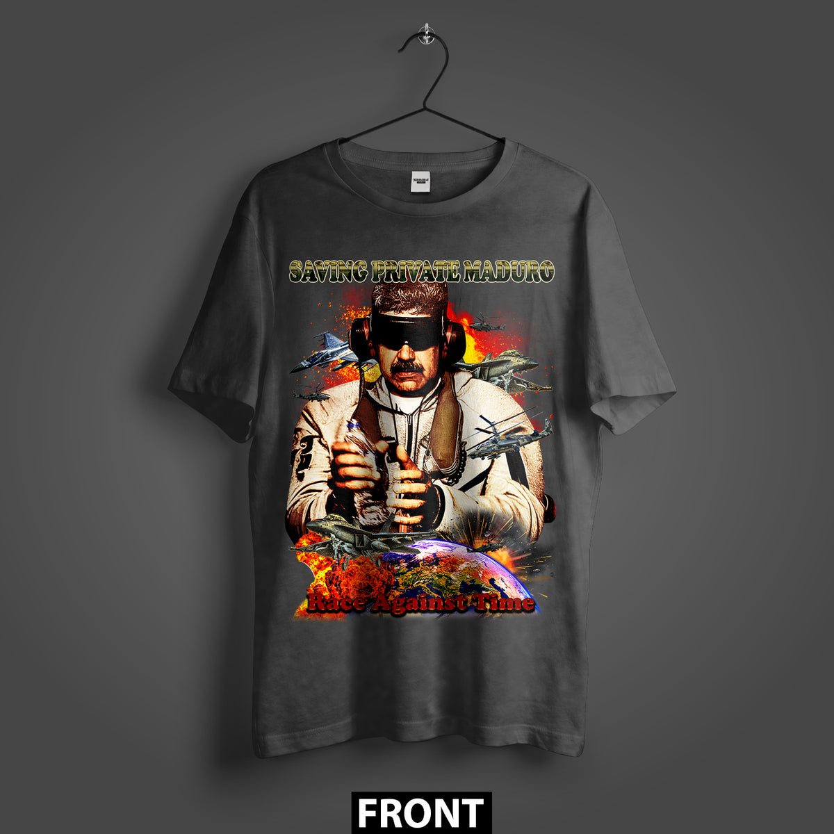 Saving Private Maduro Race Against Time Premium Oversized T-Shirt (Uni ...