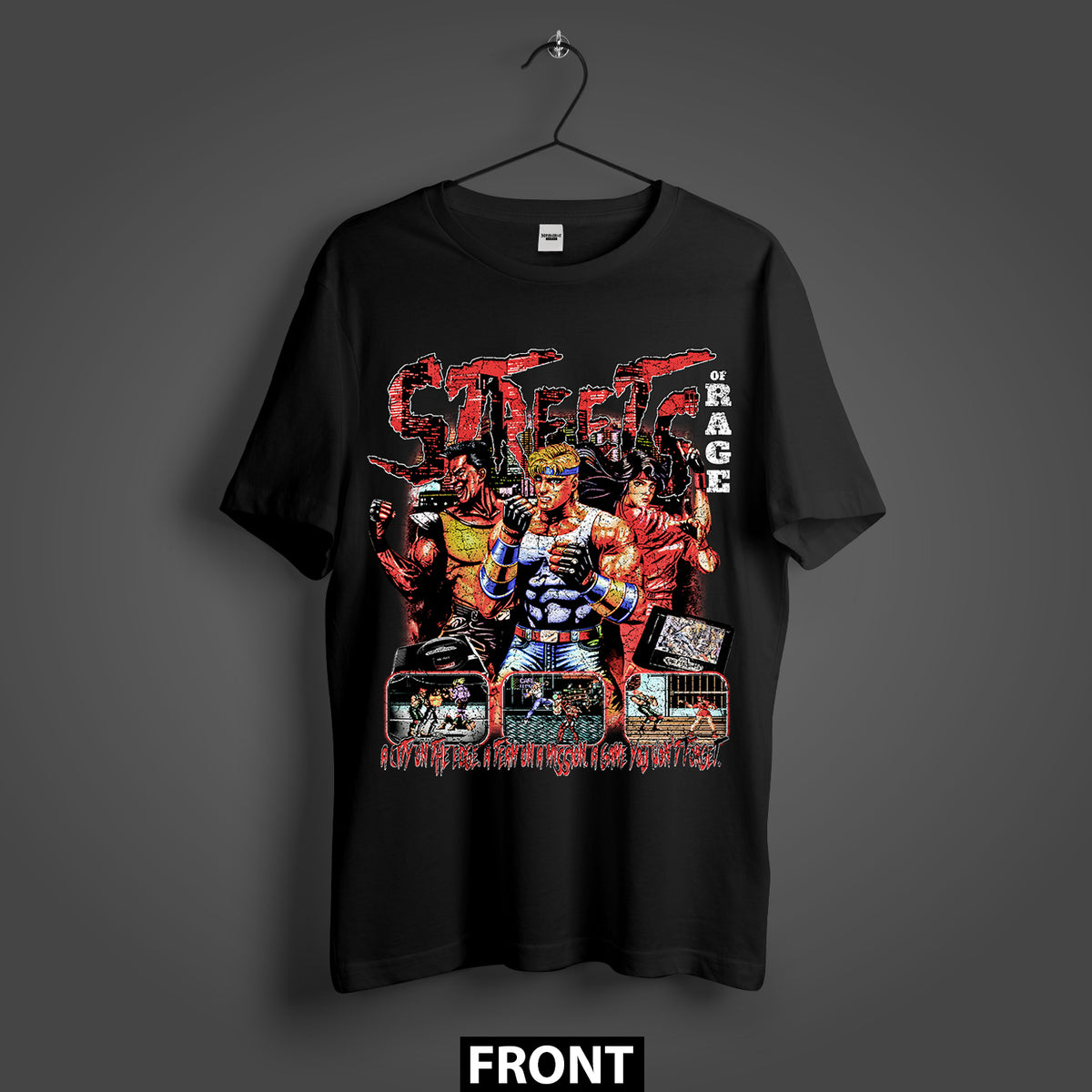 Streets of Rage T-Shirt - 90s Sega Genesis Arcade Fighter Retro Premiu ...